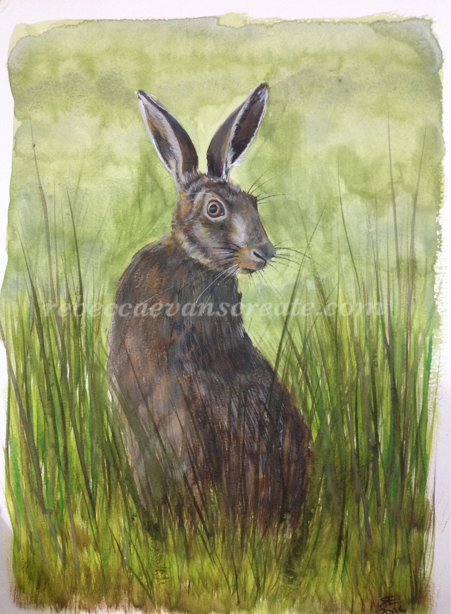 A little more painting on a stormy Spring day | RebeccaEvans Create